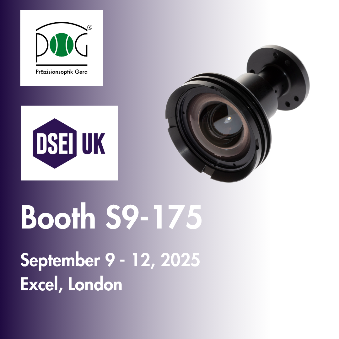 Meet us at DSEI London! September 09-12, 2025 – POG Präzisionsoptik Gera GmbH